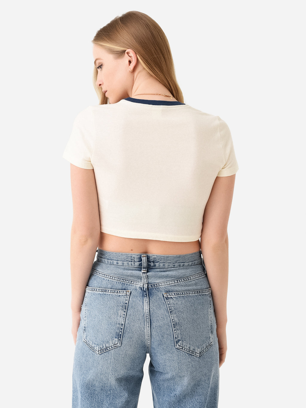 Re/Done Women's Popeye Micro Tee – Saint Bernard