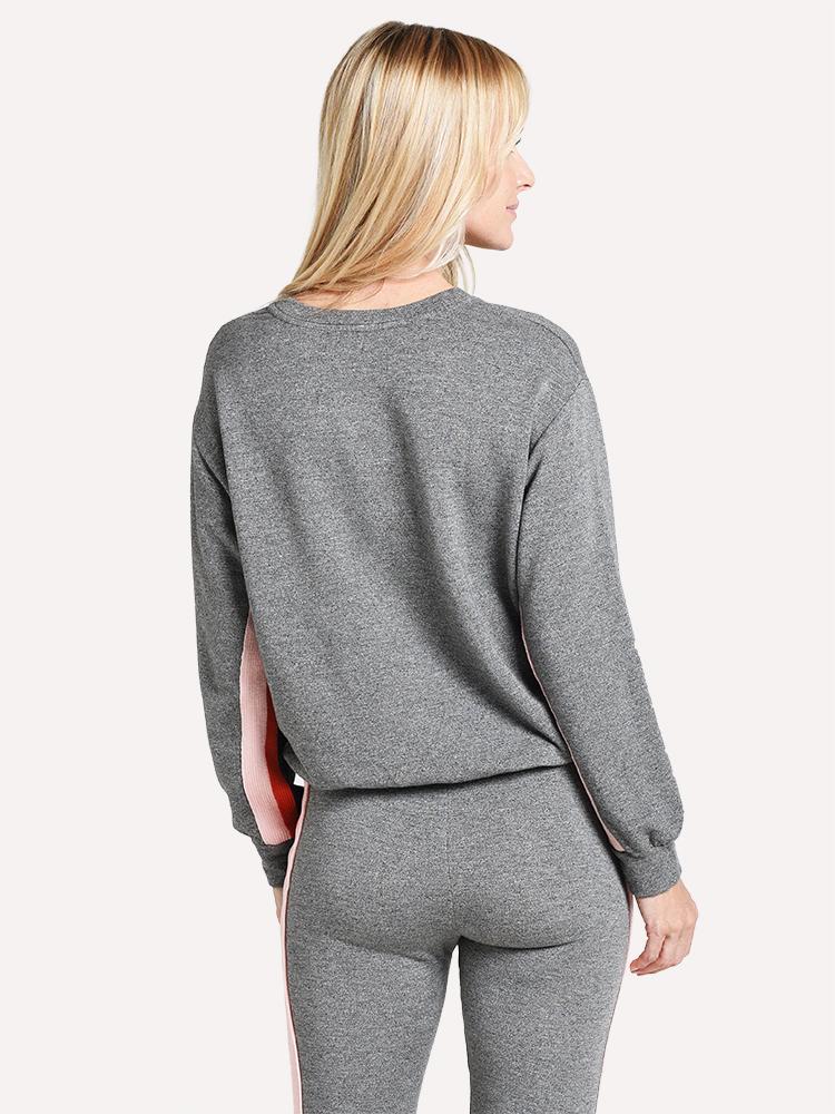 Sundry Multi Color Inset Sleeve Pullover – Saint Bernard