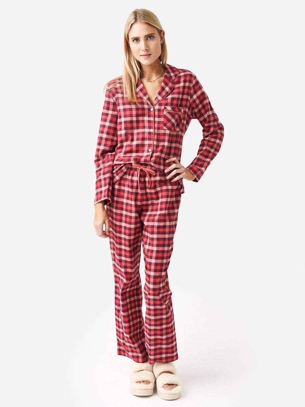 UGG Women's Ophilia Plaid Pajama Set – Saint Bernard