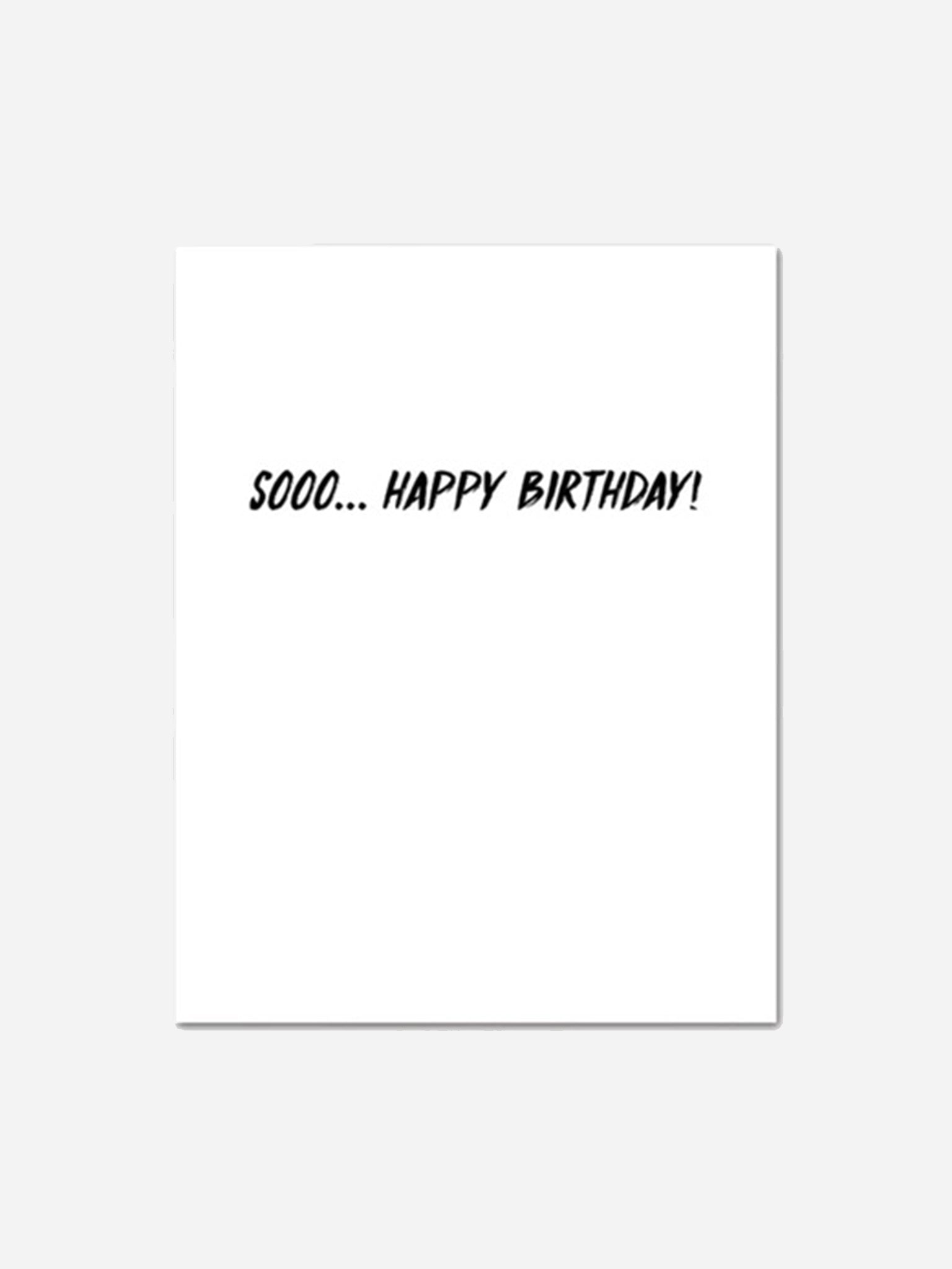 The Found You To Be Celebrated David Rose Birthday Card - Saint Bernard