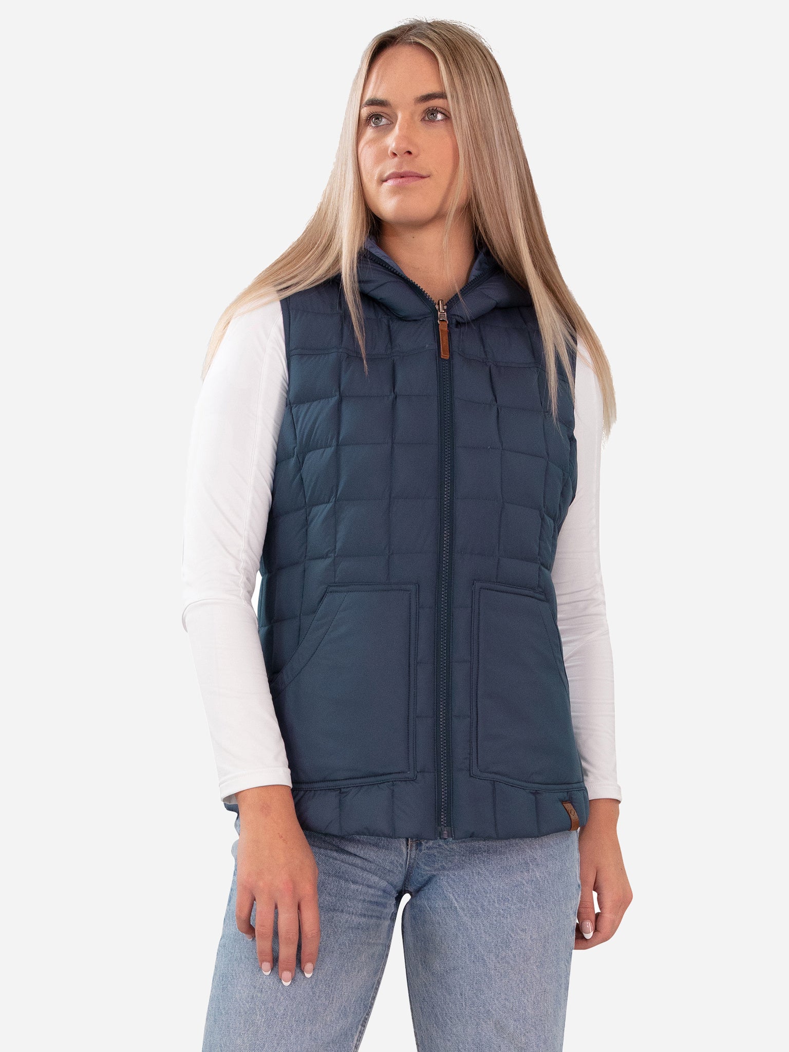 Obermeyer Women's Zoe Reversible Down Vest – saintbernard.com