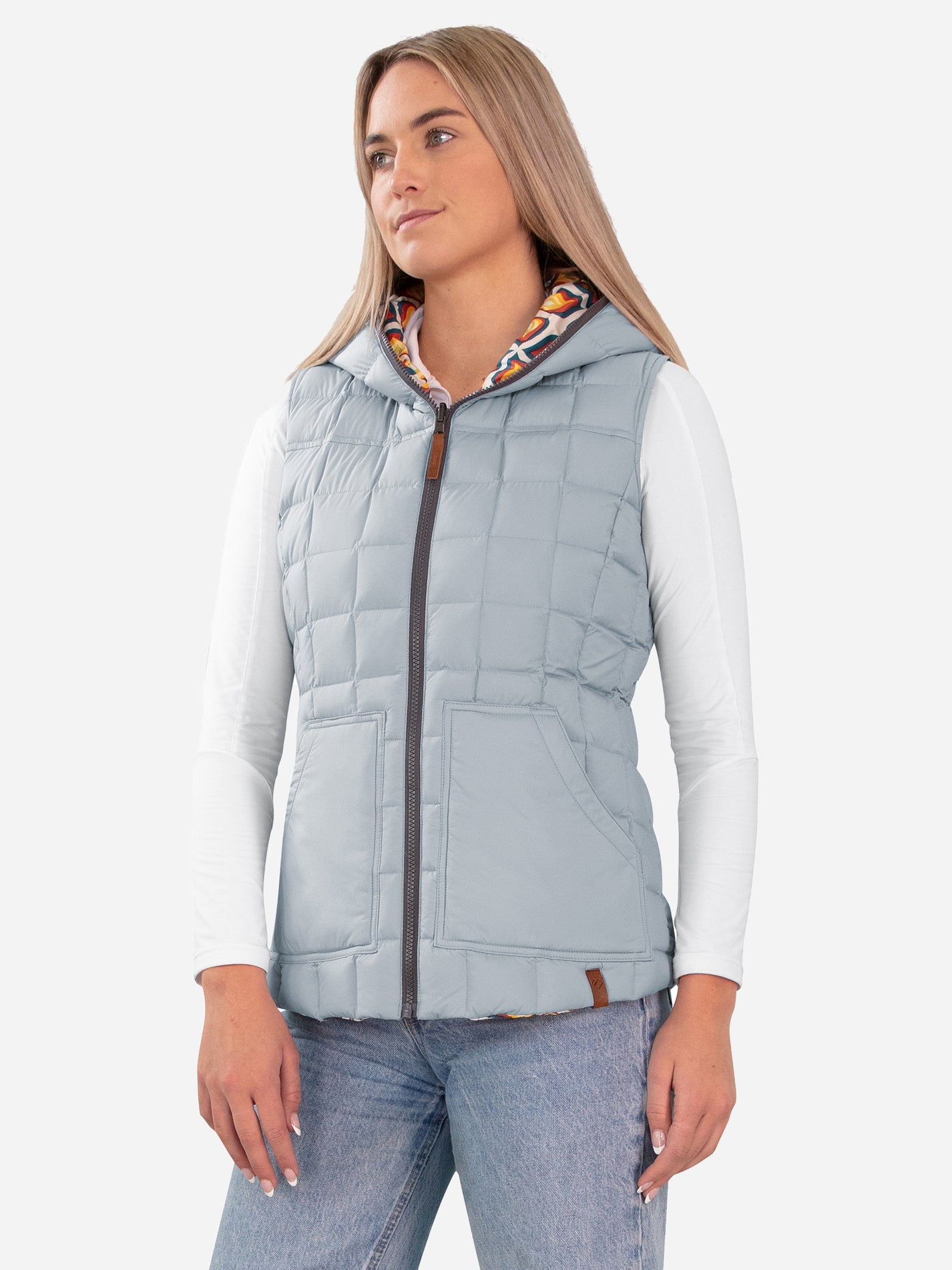 Obermeyer Women's Zoe Reversible Down Vest – saintbernard.com