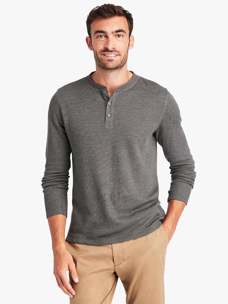 Vineyard Vines Men’s Timber Waffle Henley – Saint Bernard
