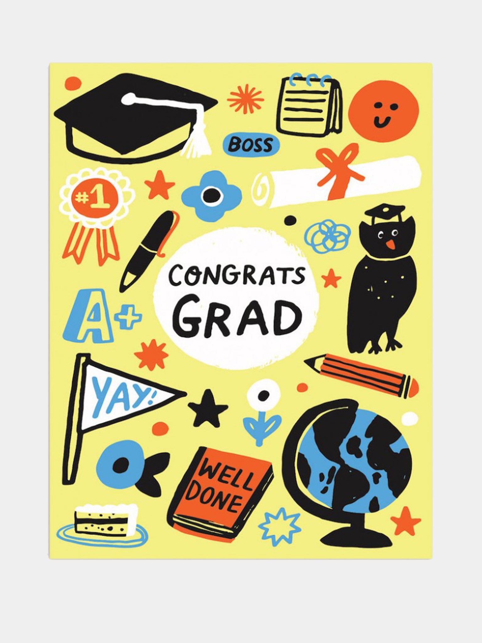 The Found Congrats Grad Greeting Card | $5.00 | Saint Bernard
