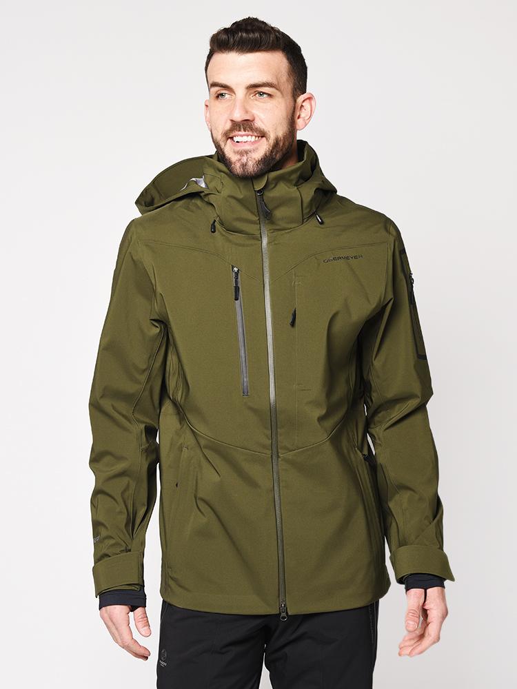 Obermeyer Men's Foraker Shell Jacket – saintbernard.com