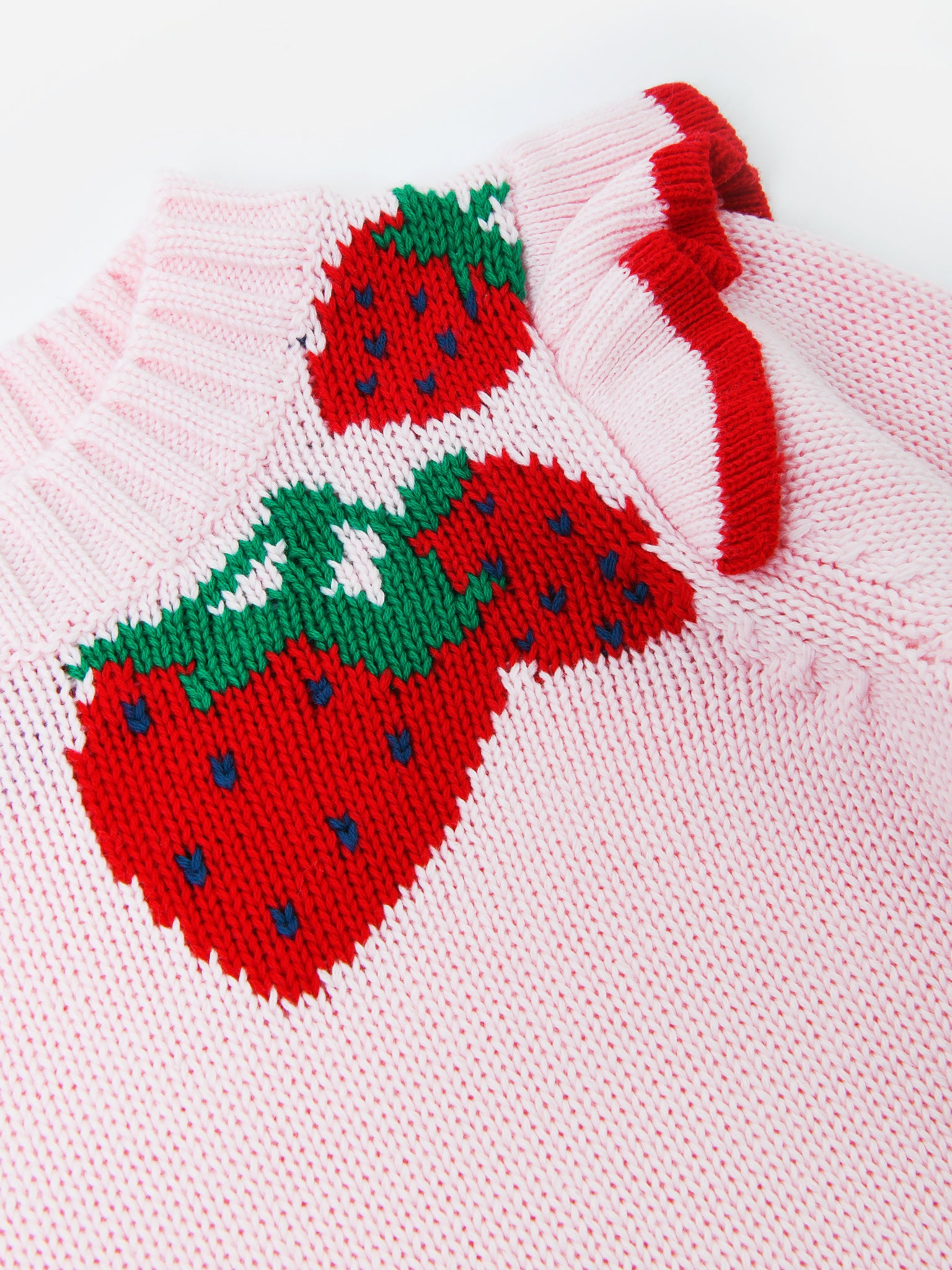Classic Prep Girls' Caroline Strawberry Intarsia Sweater | $89.00 ...