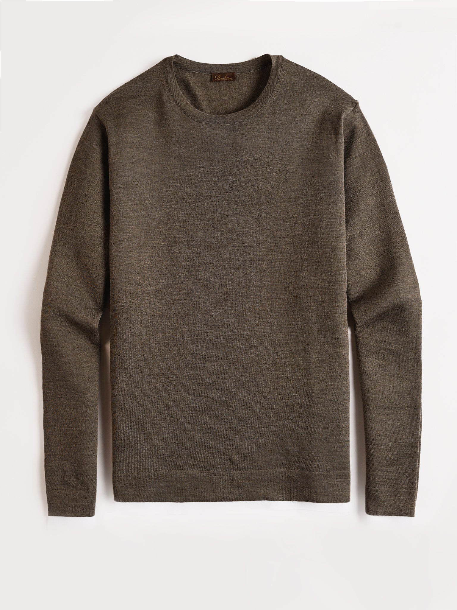 Stenstroms Men’s Merino Wool Crew Neck Sweater – saintbernard.com