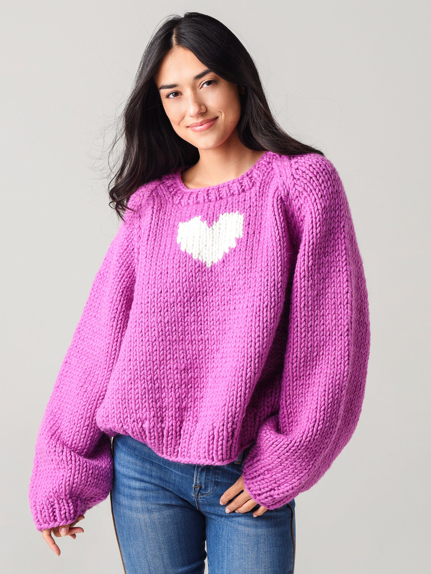 Gogo Women's Heart Pullover Sweater – saintbernard.com