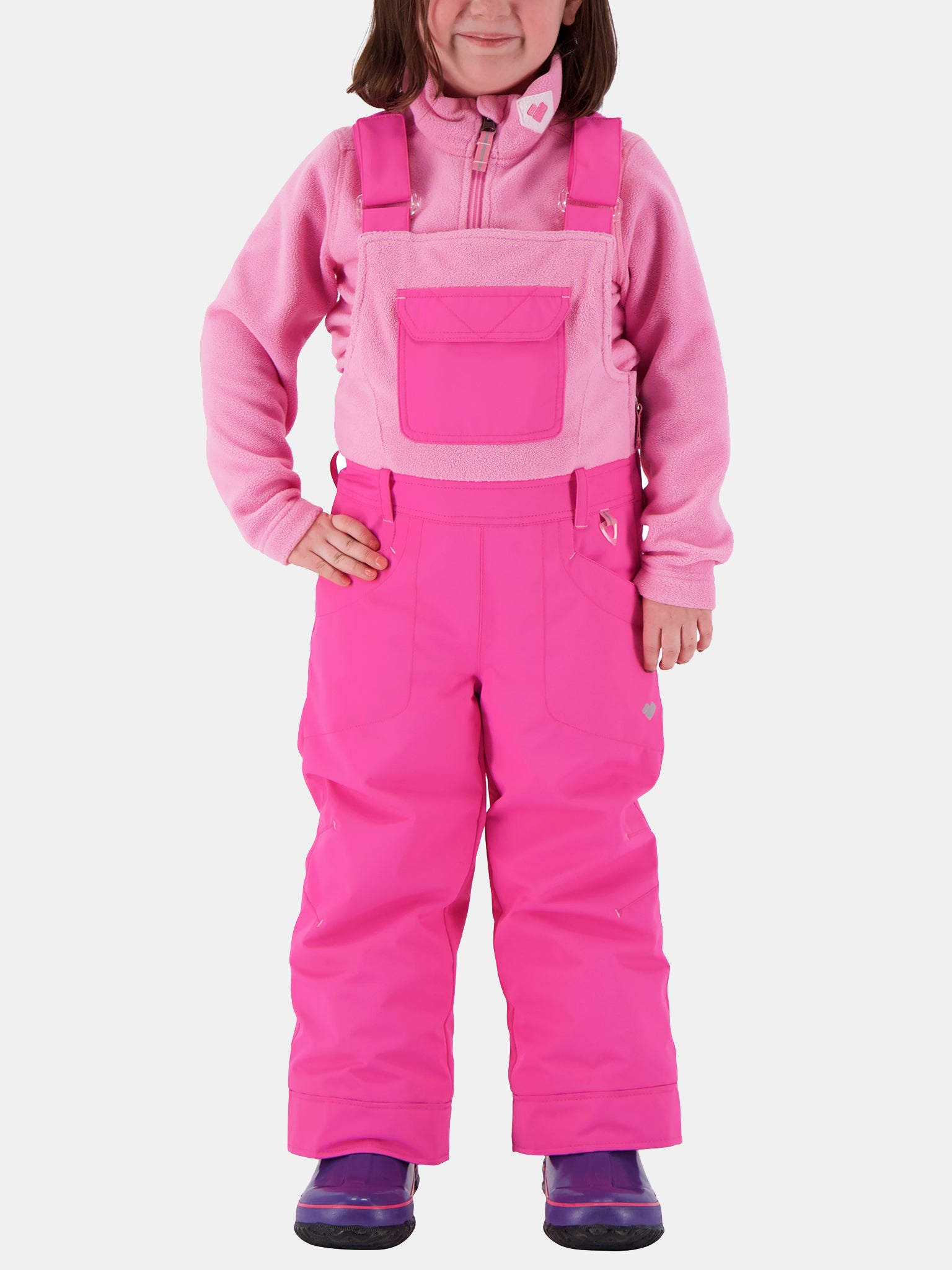 Obermeyer Little Girls' Disco Bib - Saint Bernard