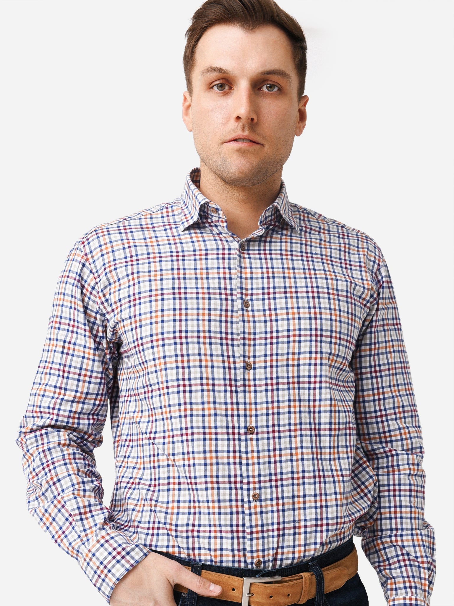 Miller Westby Men's Steve Button-Down Shirt | $158.00 | Saint Bernard