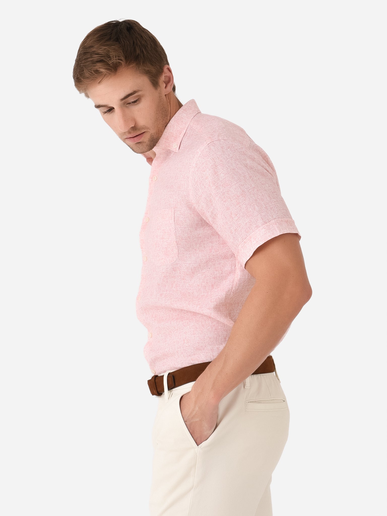 Miller Westby Men's Rowan Short Sleeve Button-Down Shirt – Saint Bernard