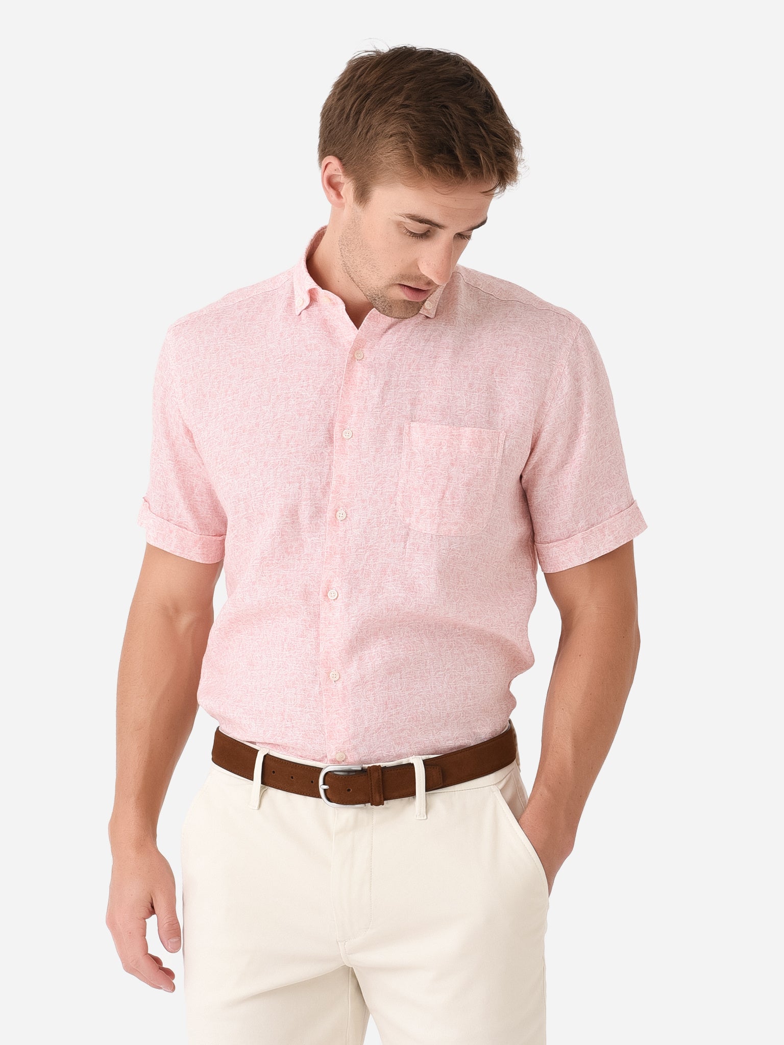 Miller Westby Men's Rowan Short Sleeve Button-Down Shirt – saintbernard.com