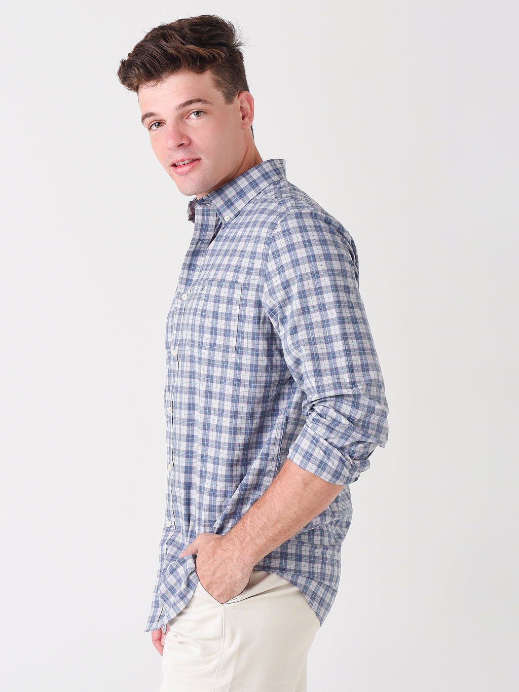 Southern Tide Men's Heather Cast Intercoastal Sport Shirt – Saint Bernard