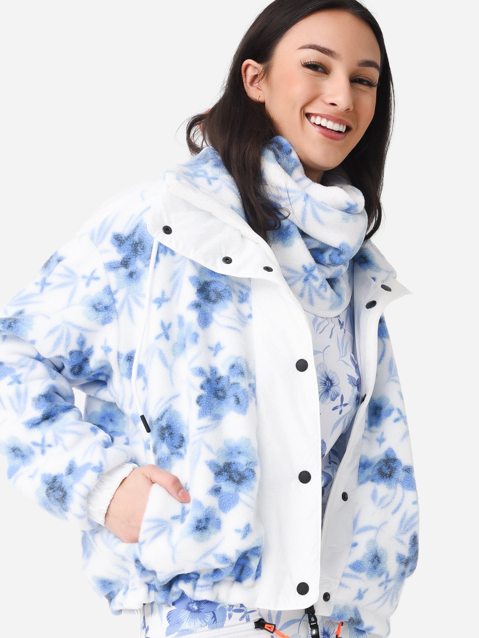 Bogner Fire + Ice X LoveShackFancy Women's Ninetta Fleece Jacket | $390.00 | Saint Bernard