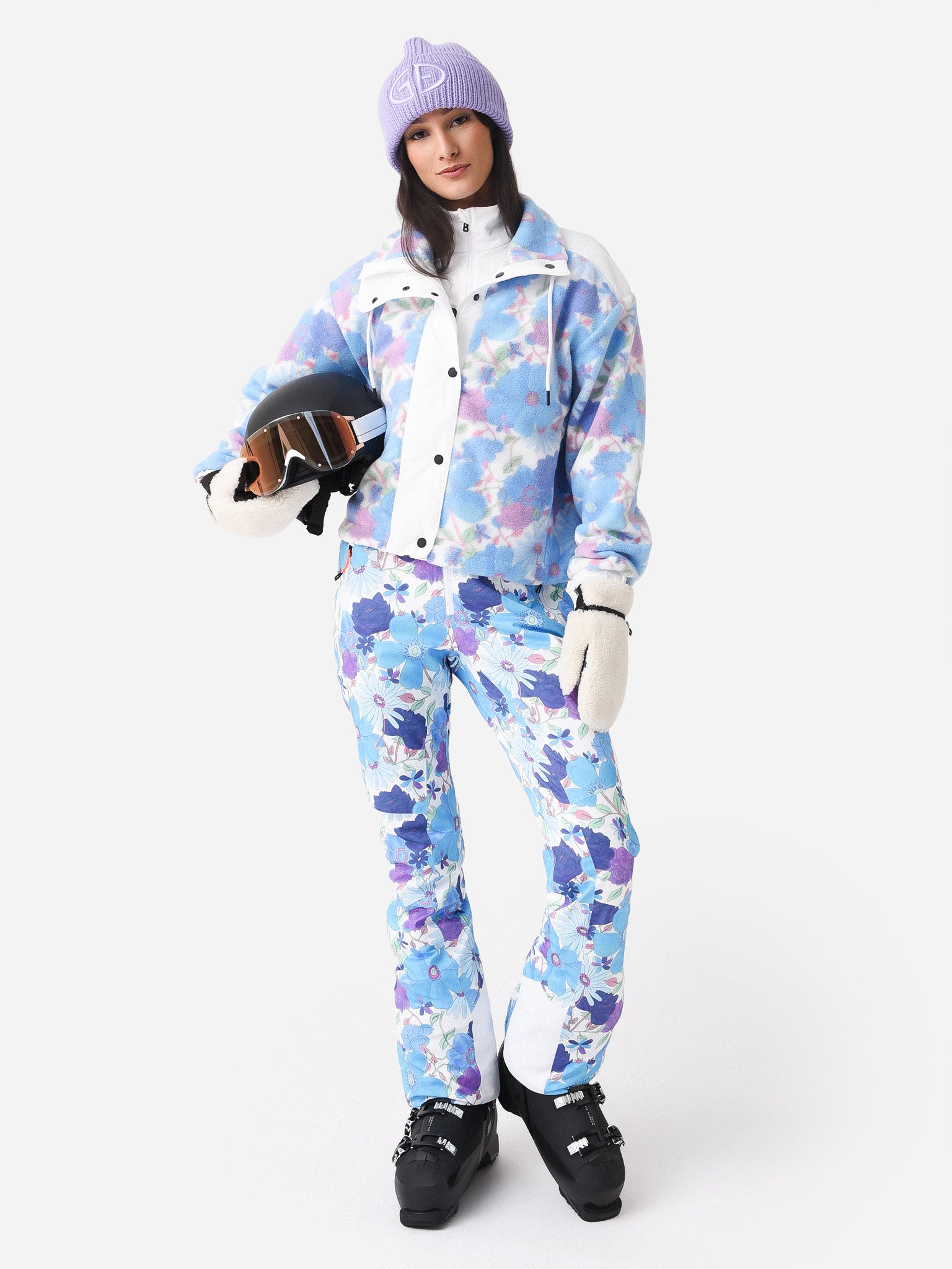 Bogner Fire + Ice X LoveShackFancy Women's Ninetta Fleece Jacket | $390 ...