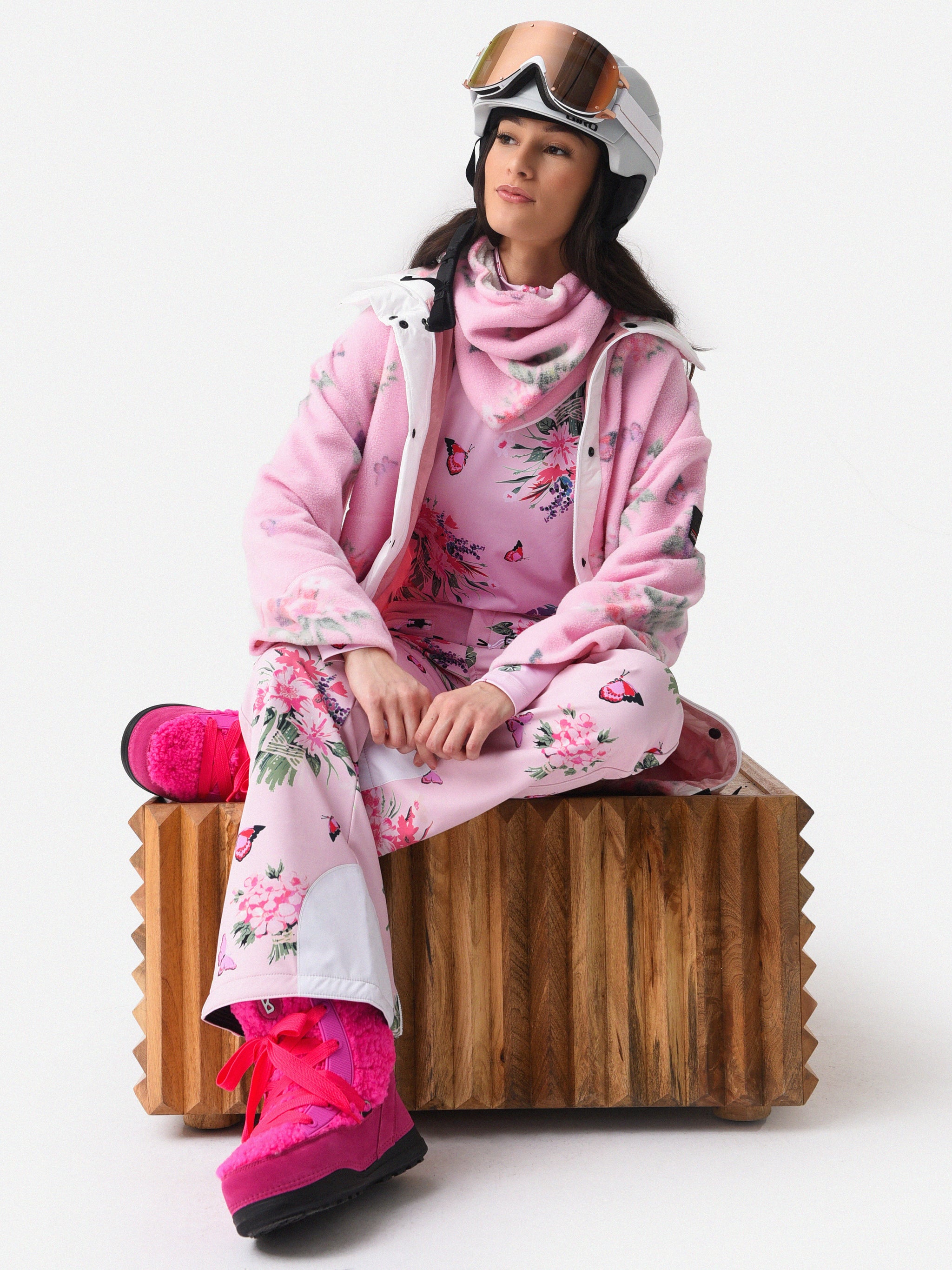 Bogner Fire + Ice X LoveShackFancy Women's Ninetta Fleece Jacket | $390.00 | Saint Bernard