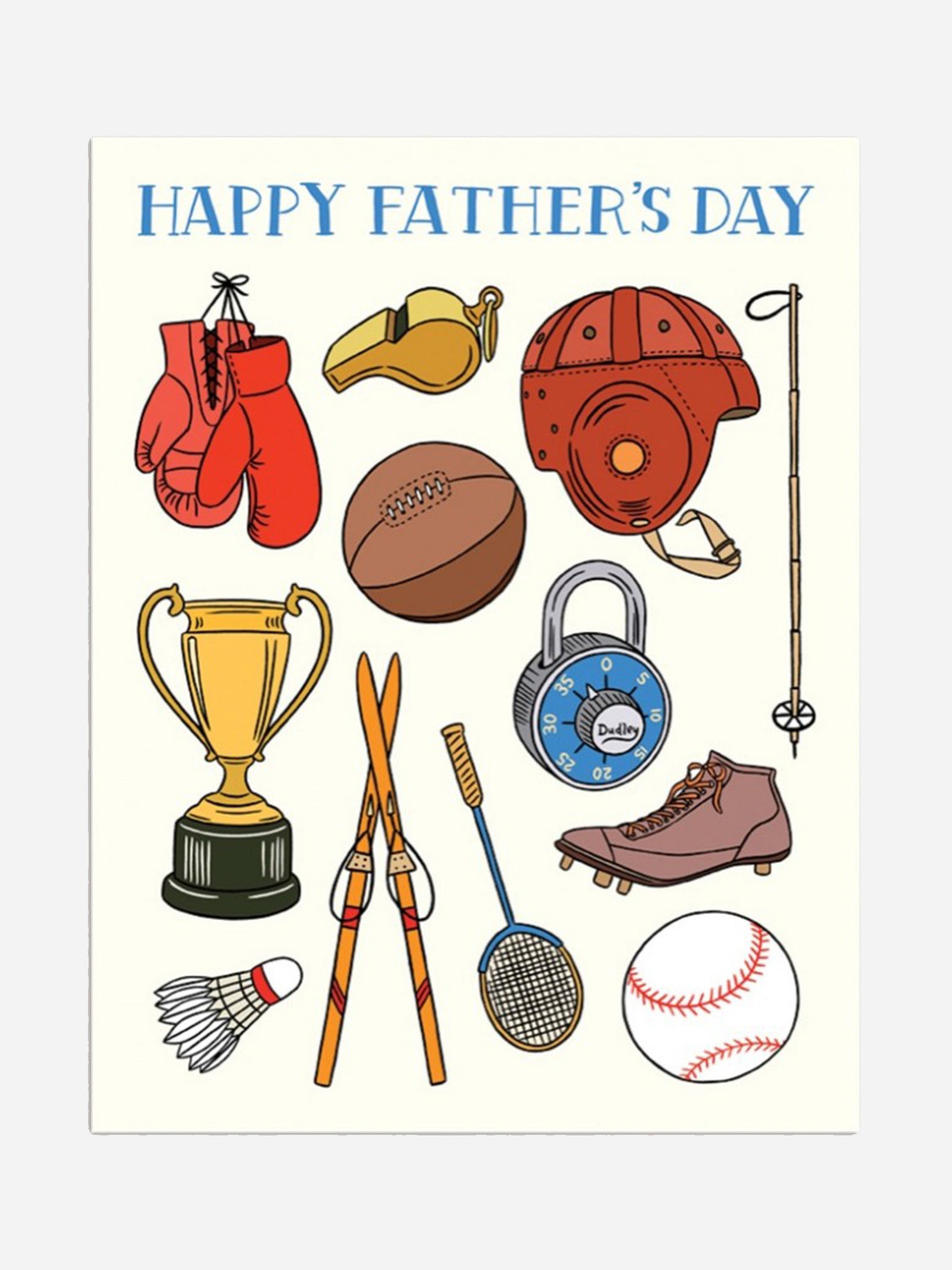 The Found Vintage Sports Father's Day Card | $5.00 | Saint Bernard