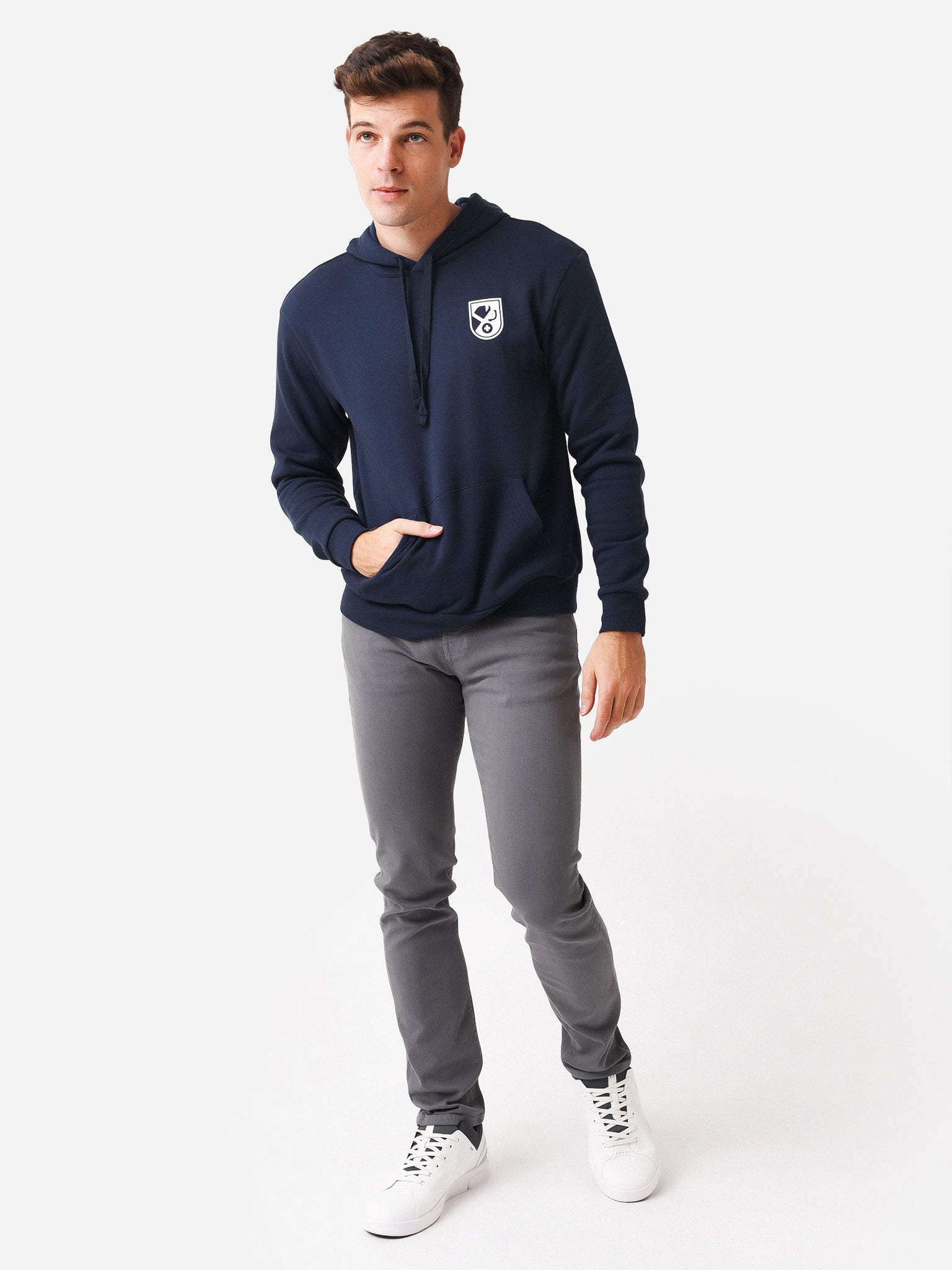 Saint Bernard Men's Ski Cross Logo Hoodie - Saint Bernard