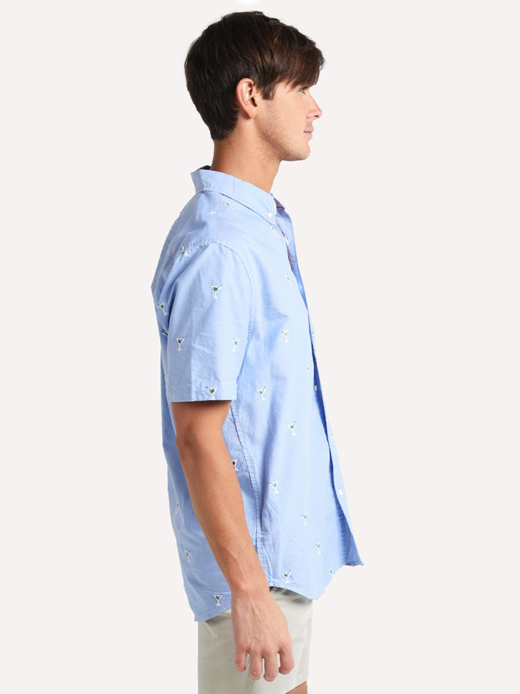 True Grit Men's Martini Button Down Shirt | $120.00 | Saint Bernard