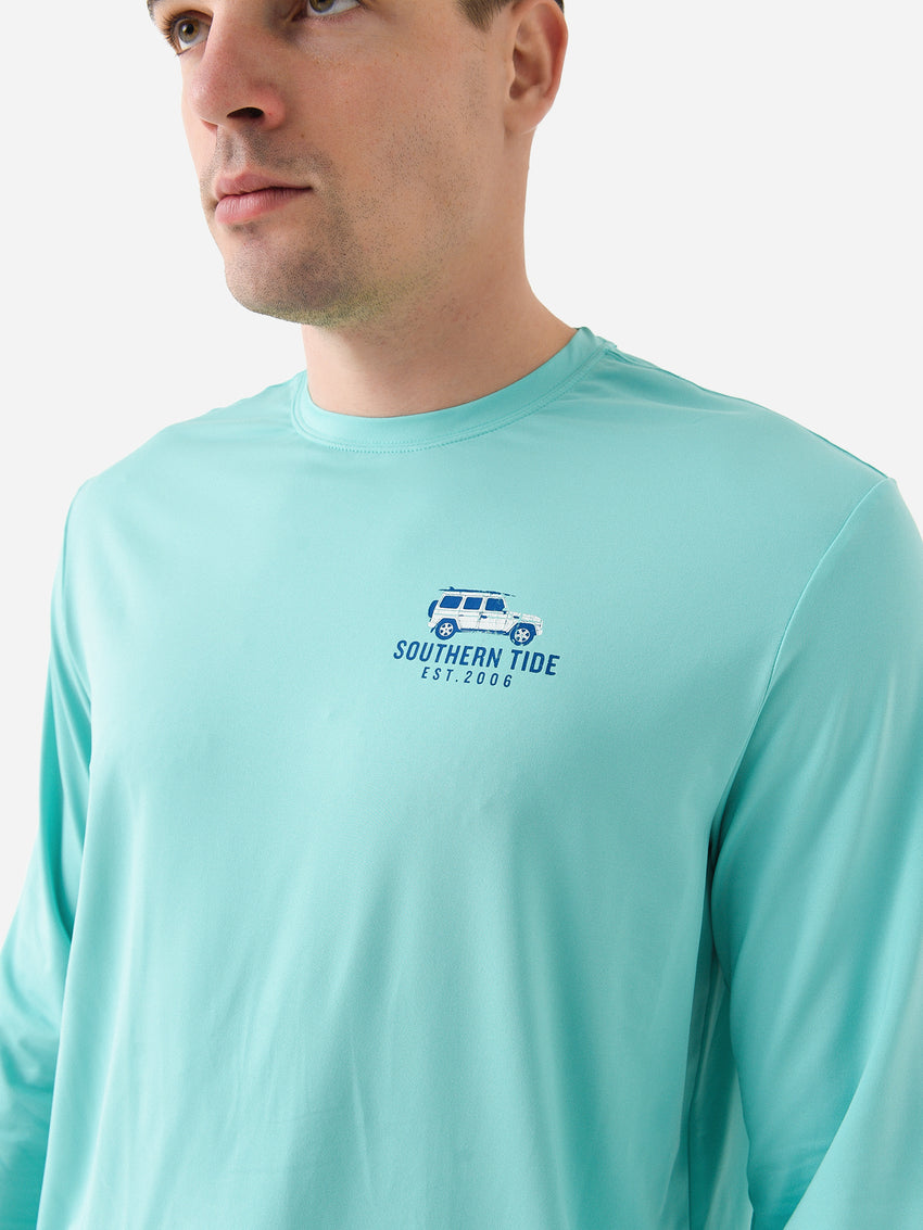 Southern Tide Men's Classic Cruising Long Sleeve Performance T-Shirt ...