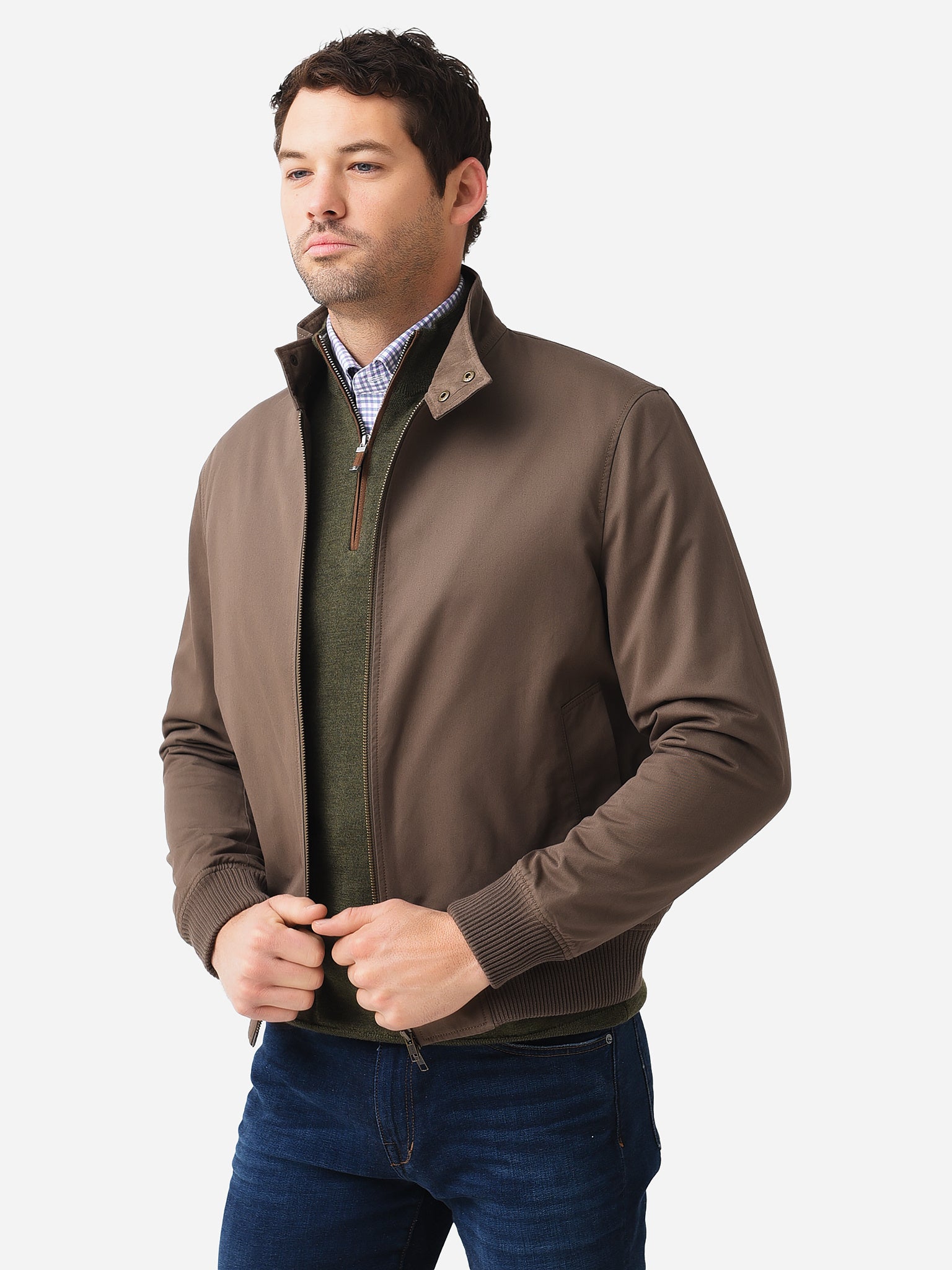 Rodd And Gunn Men's Winscombe Bomber Jacket | $298.00 | Saint Bernard