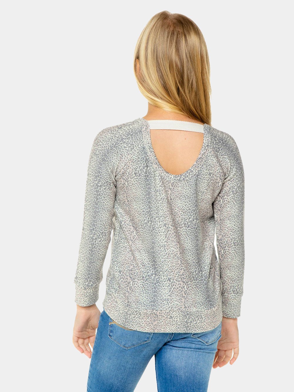 Chaser Girls' Long Sleeve Scoop Back Pullover | $44.00 | Saint Bernard