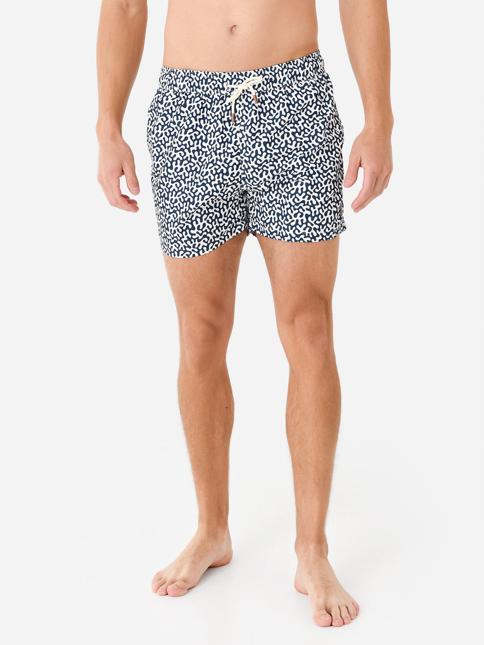 Retromarine Men's Cool Coral Swim Trunk – saintbernard.com