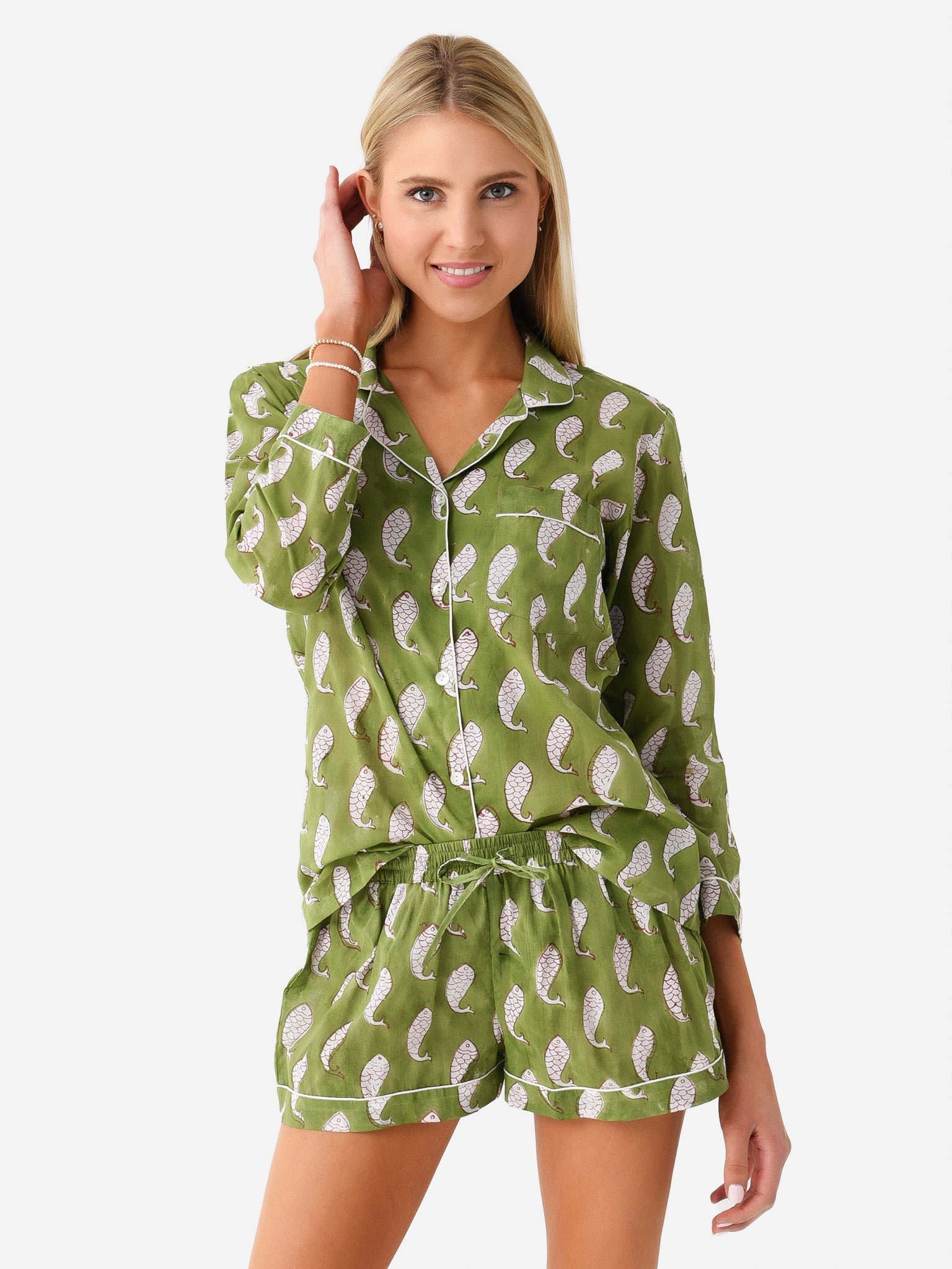 Sur La Vague Women's Coy Pajama Set – saintbernard.com