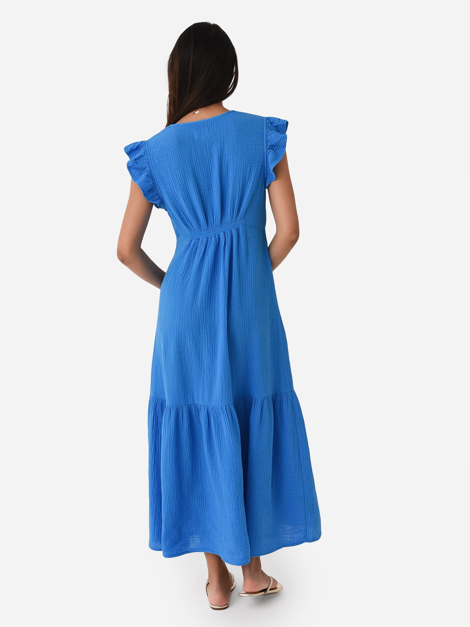 Honorine Women's Long Ruby Dress – saintbernard.com