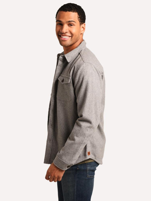 Men’s The Normal Brand Senior Wool Shirt Jacket – Saint Bernard