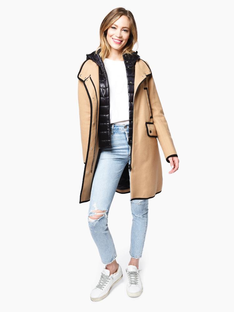 Herno Women’s Woven Half Coat - Saint Bernard