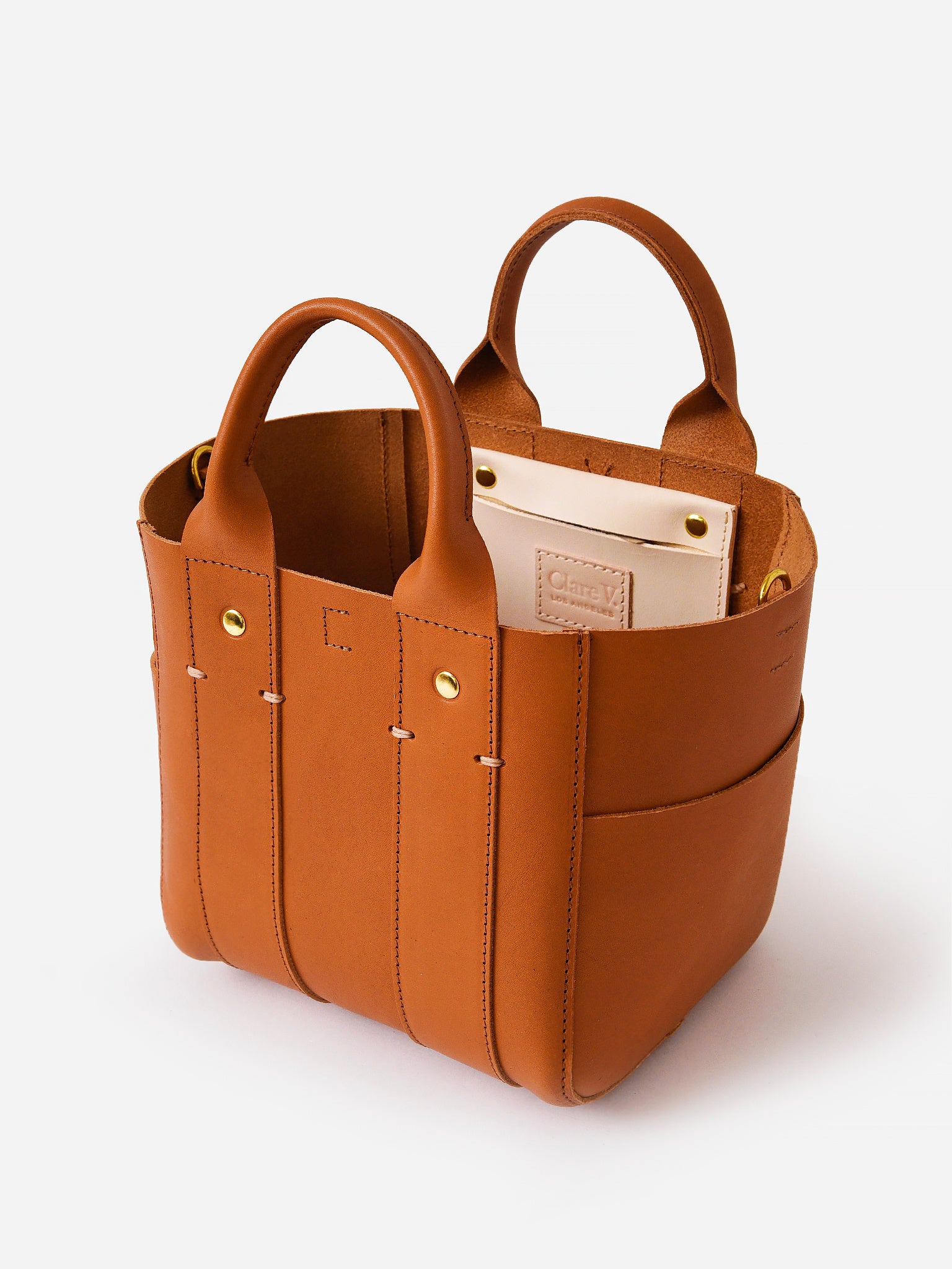 Clare V. Le Petit Box Tote – saintbernard.com