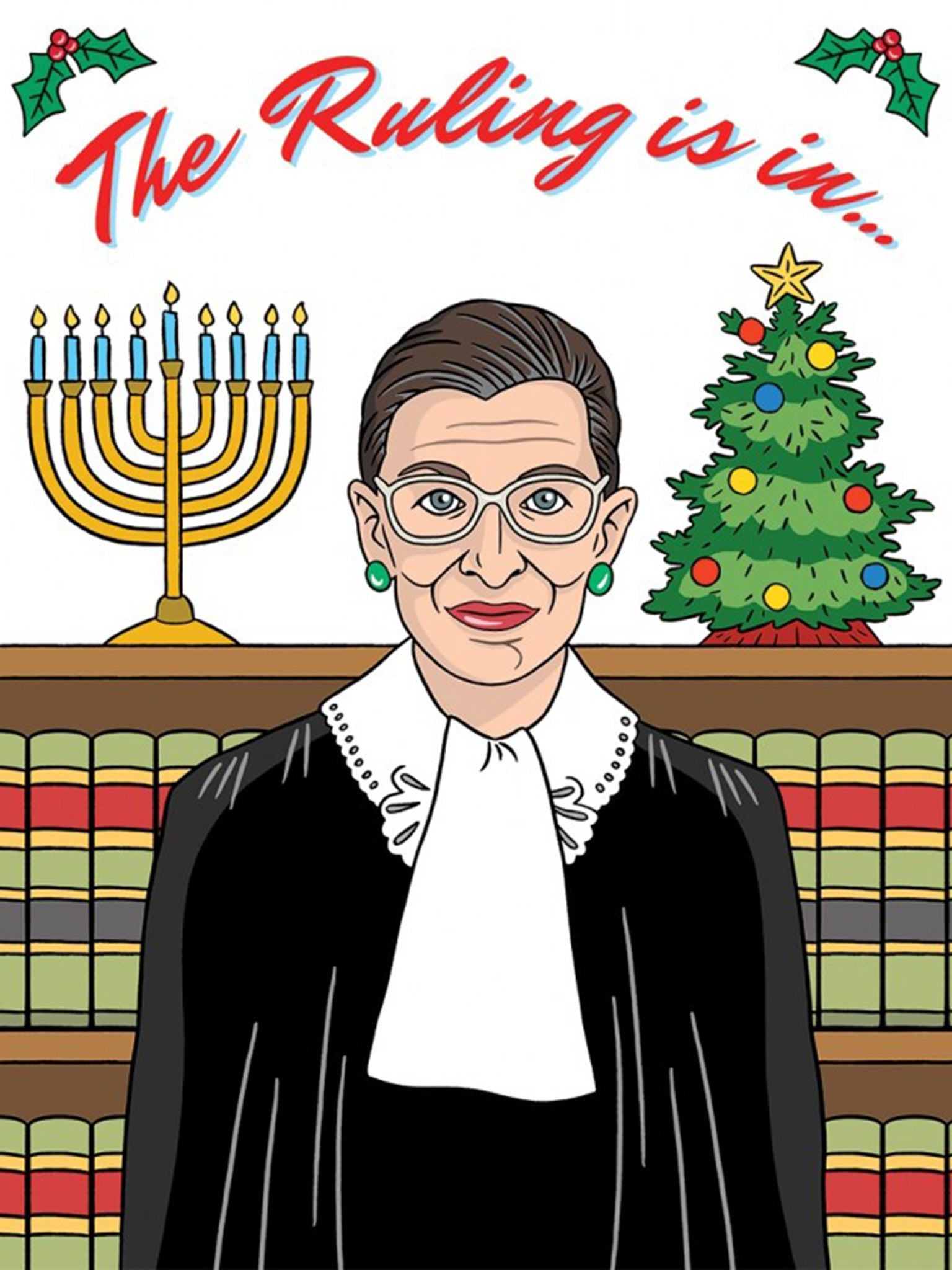 The Found RBG Holiday Card | $6.00 | Saint Bernard