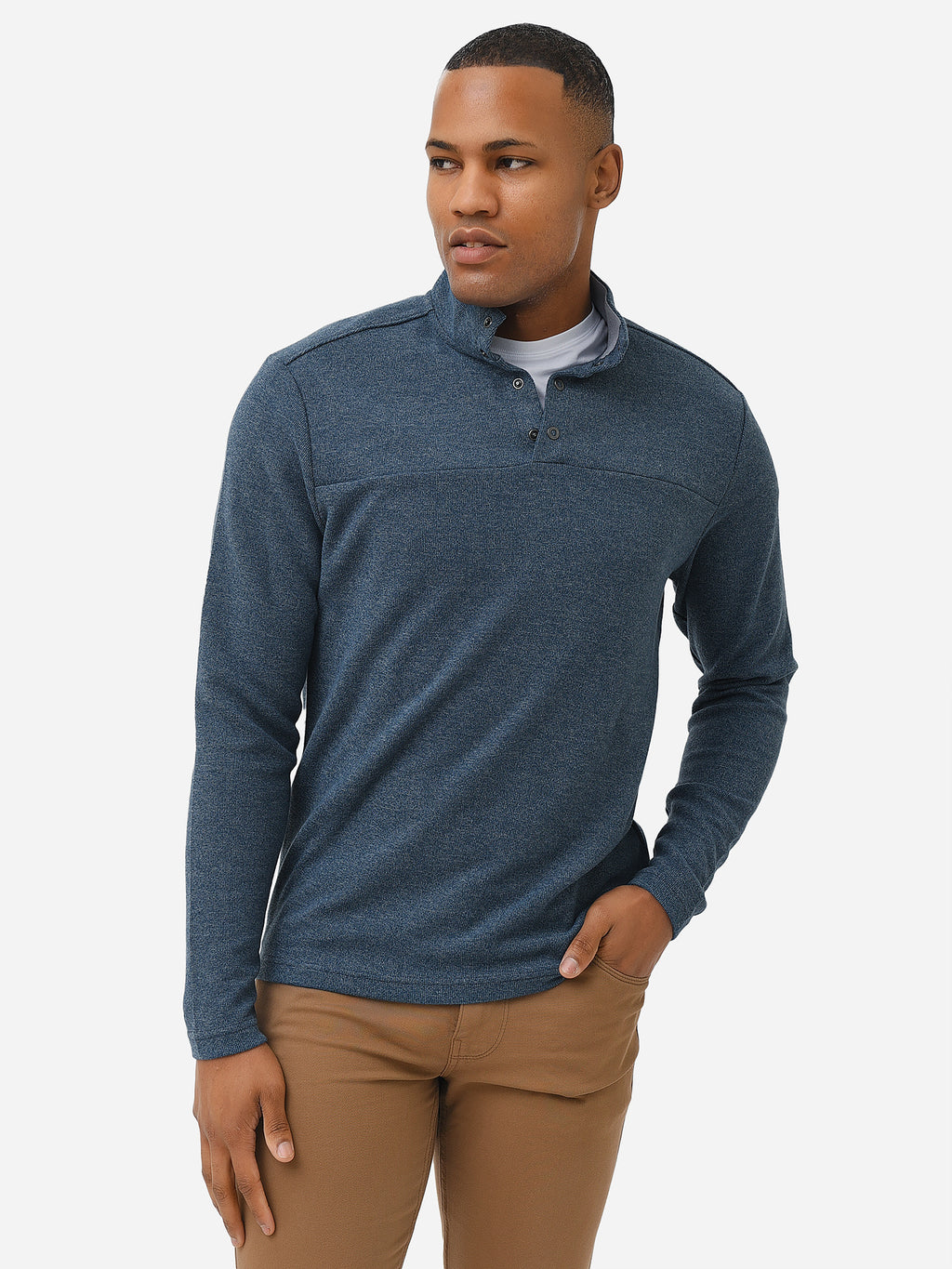 Johnnie-O Men's Dusty Henley Pullover – Saint Bernard