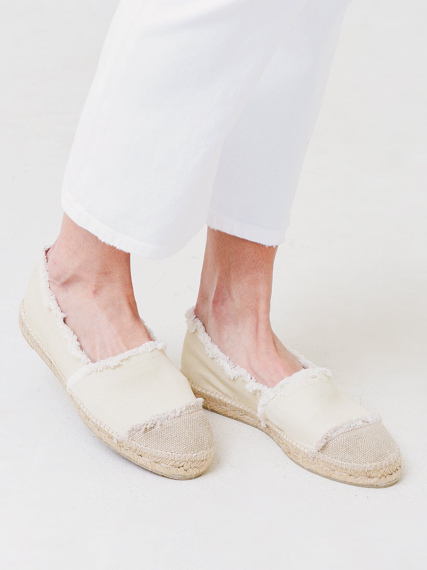 Castaner Women's Kampala Cap Toe Espadrille Flats | $150.00 | Saint Bernard