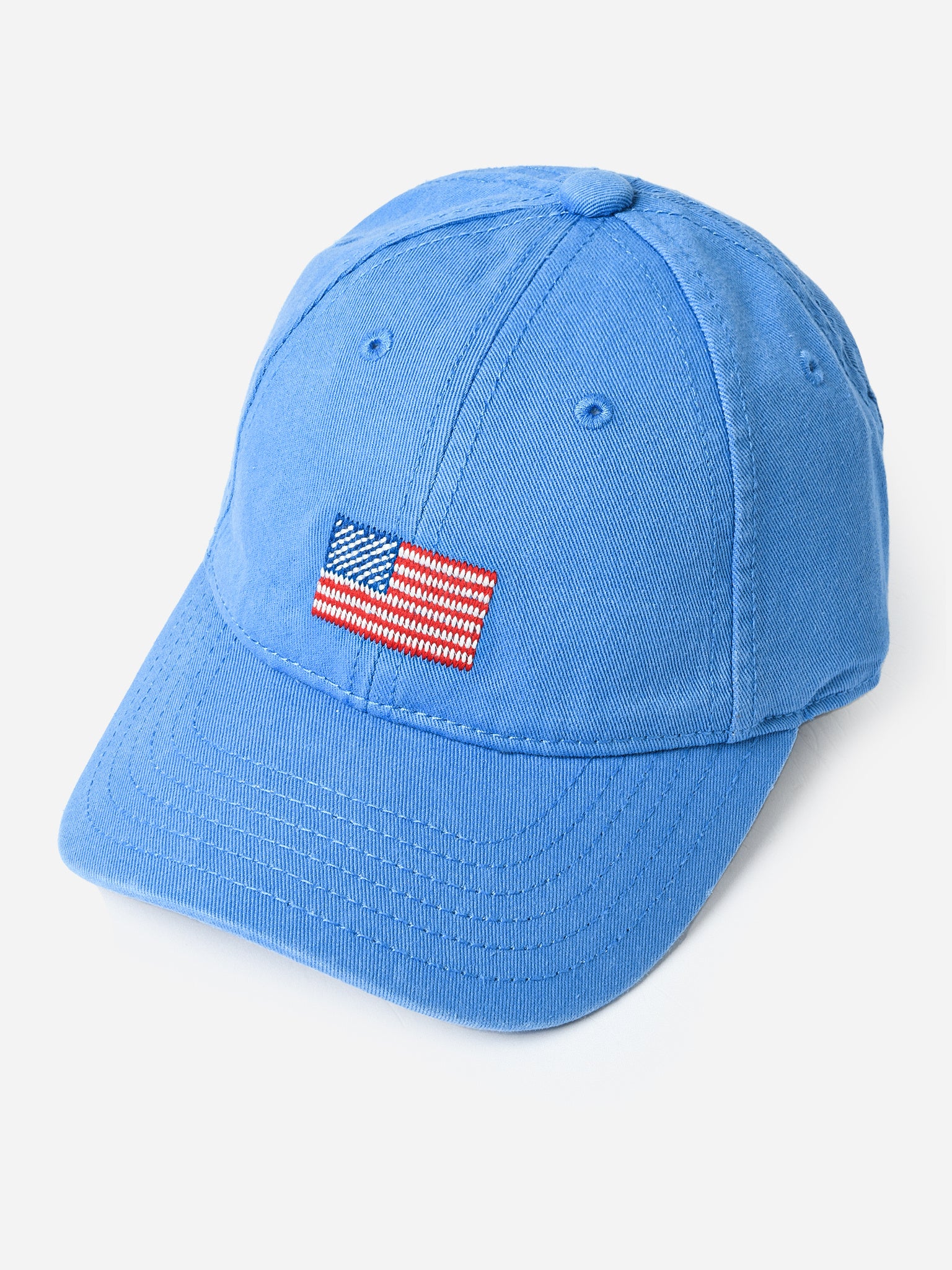 Harding Lane Kids' American Flag Canvas Hat | $37.00 | Saint Bernard