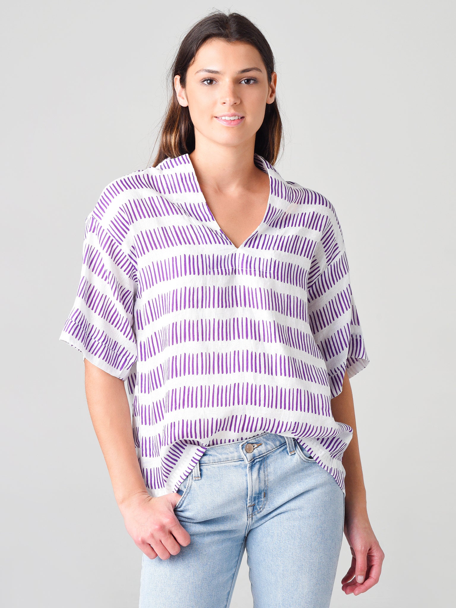 Brooke Wright Designs Women's Kimono Tunic | $150.00 | Saint Bernard