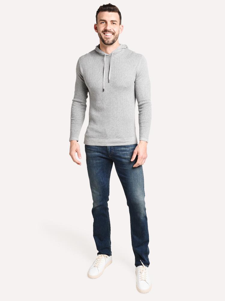 Naadam Cashmere Men's Waffle Stitch Hoodie | $264.00 | Saint Bernard