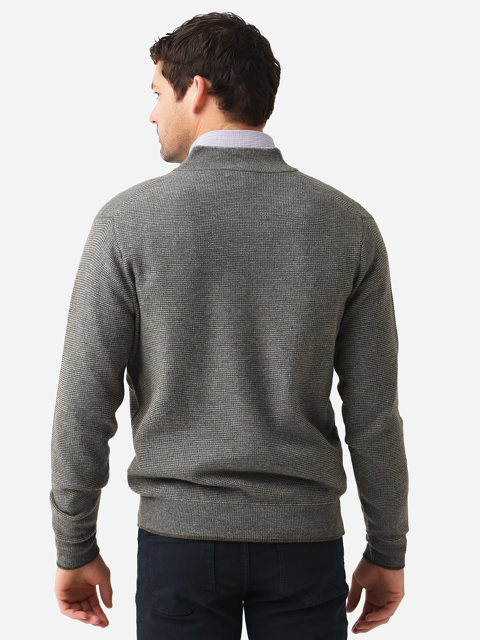 Peter Millar Crown Men's Mill Wool-Cashmere Quarter-Zip – Saint Bernard