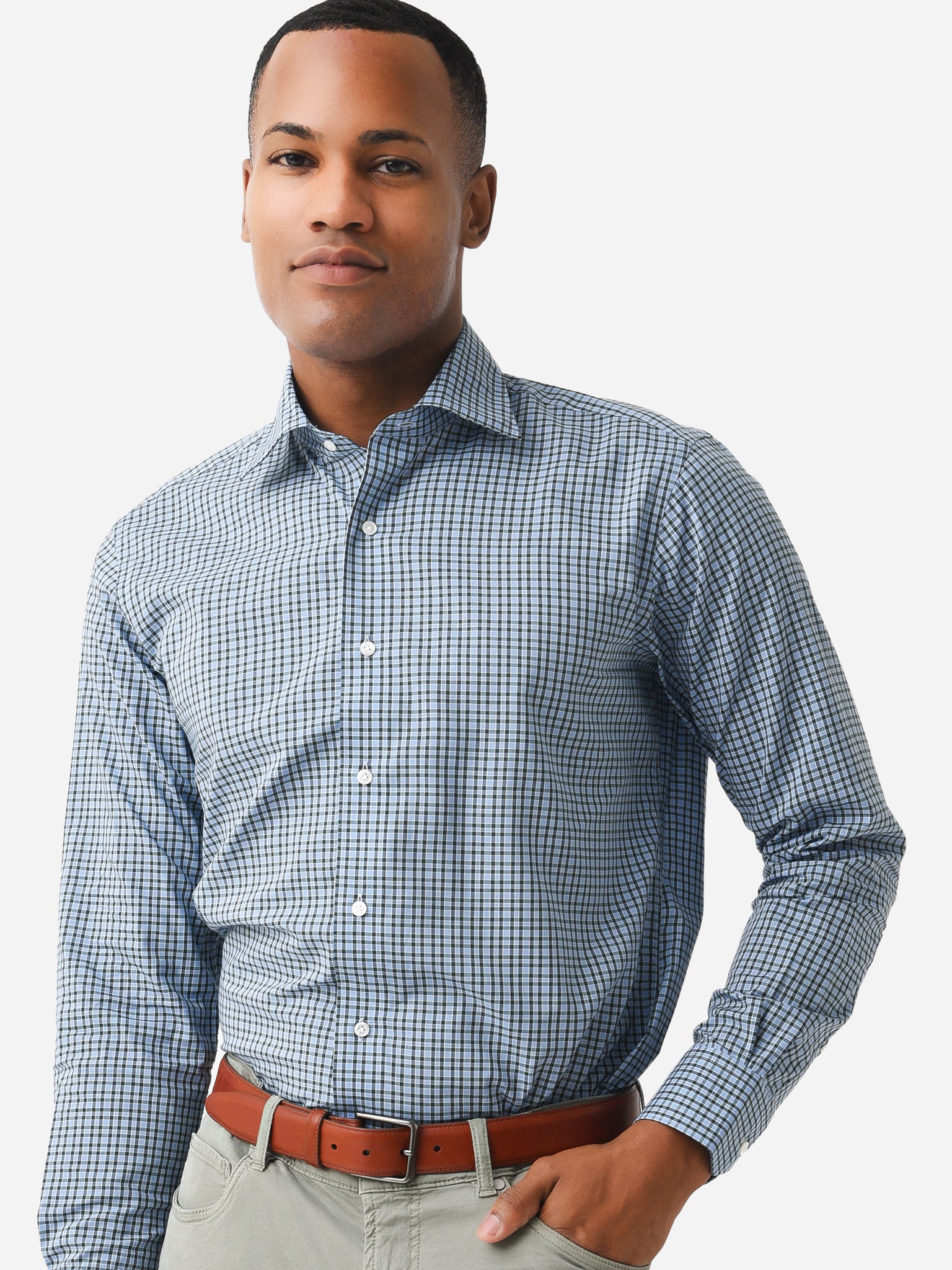Peter Millar Crown Crafted Men's Riff Sport Shirt | $248.00 | Saint Bernard