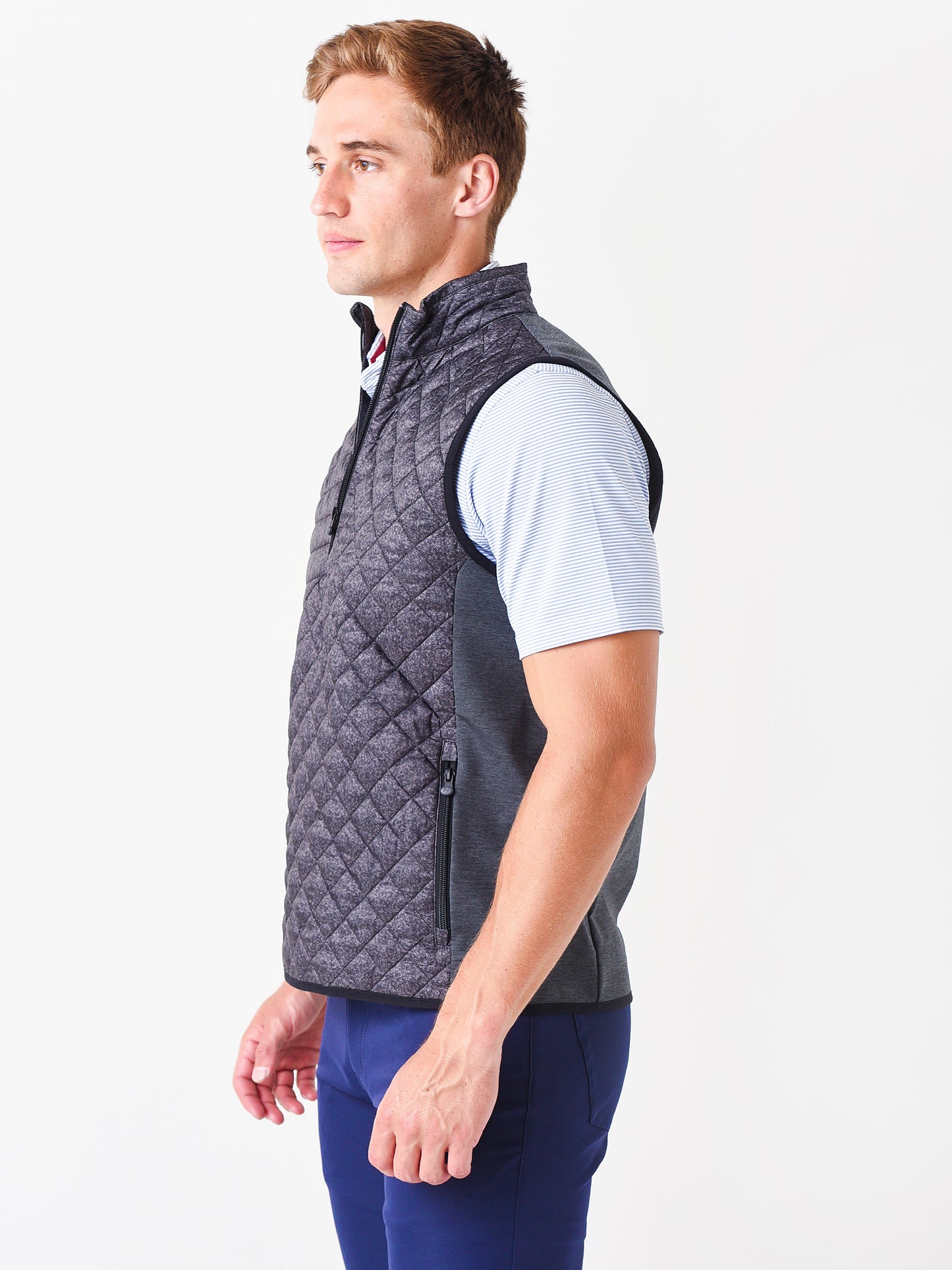 Greyson Men's Yukon Half Zip Hybrid Vest – saintbernard.com