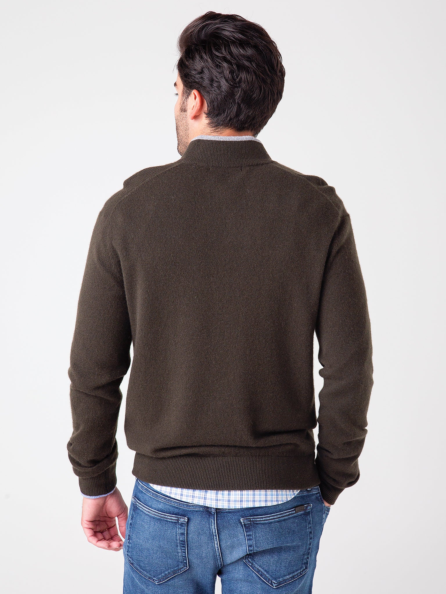 Greyson Men's Sebonack Quarter-Zip Golf Sweater | $285.00 | Saint Bernard