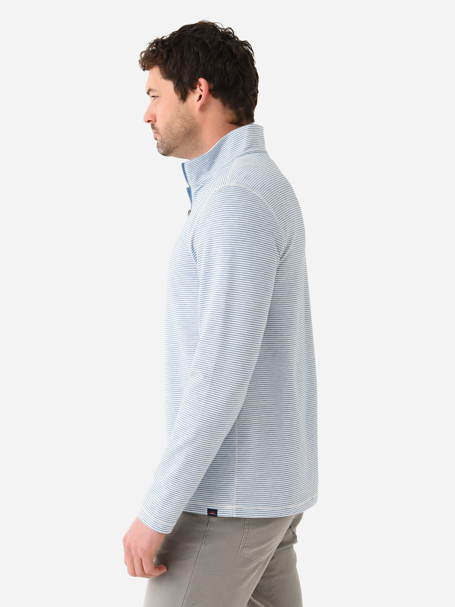 Faherty Brand Men's Movement Quarter-Zip | $148.00 | Saint Bernard