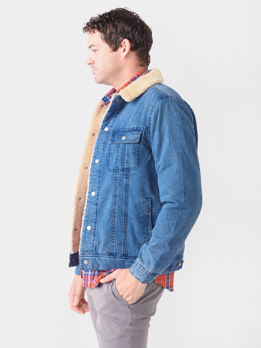 Faherty Brand Men's Sherpa Stormrider Jacket – Saint Bernard