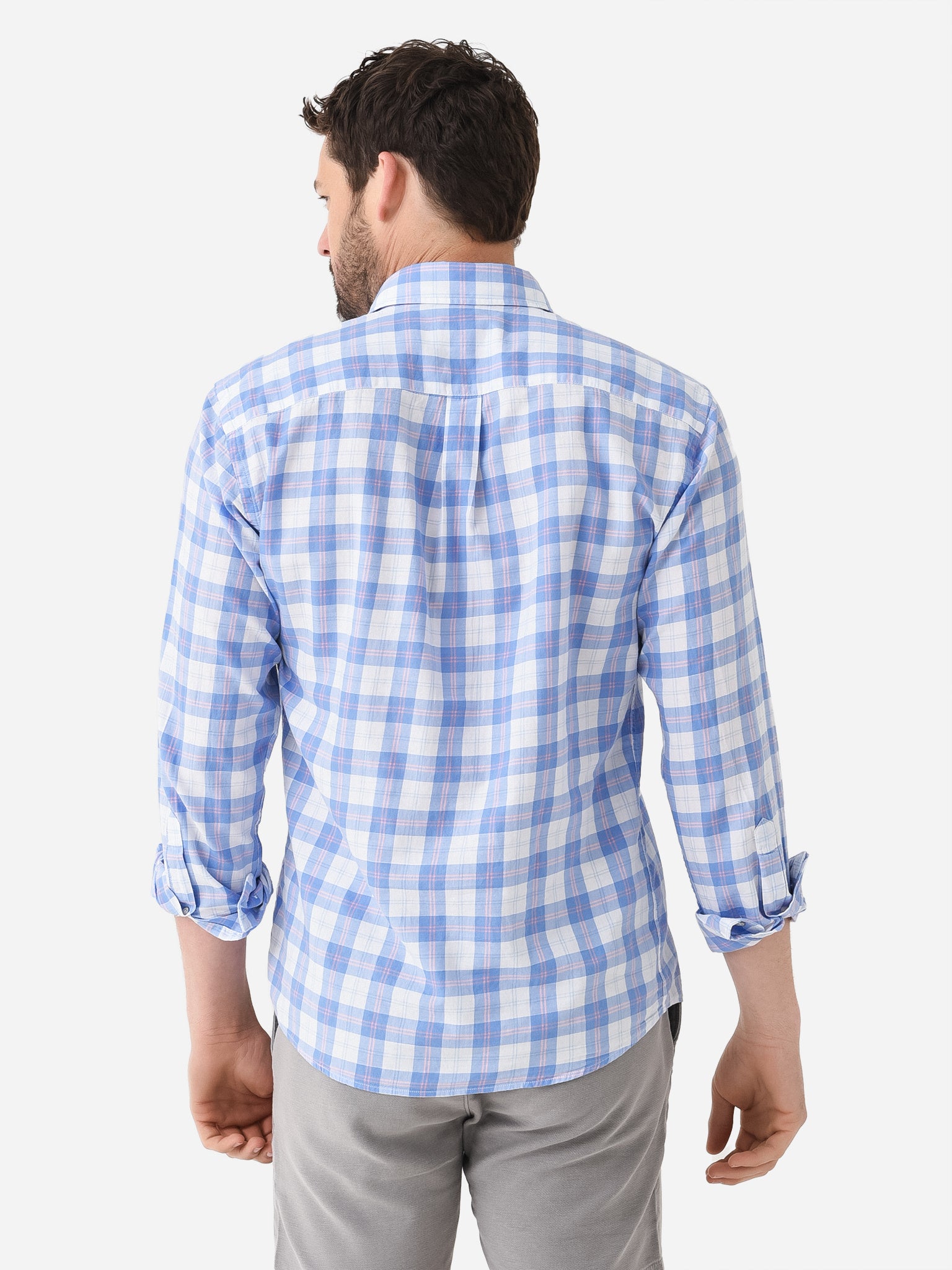 Peter Millar Crown Men's Menlo Cotton Sport Shirt | $160.00 | Saint Bernard
