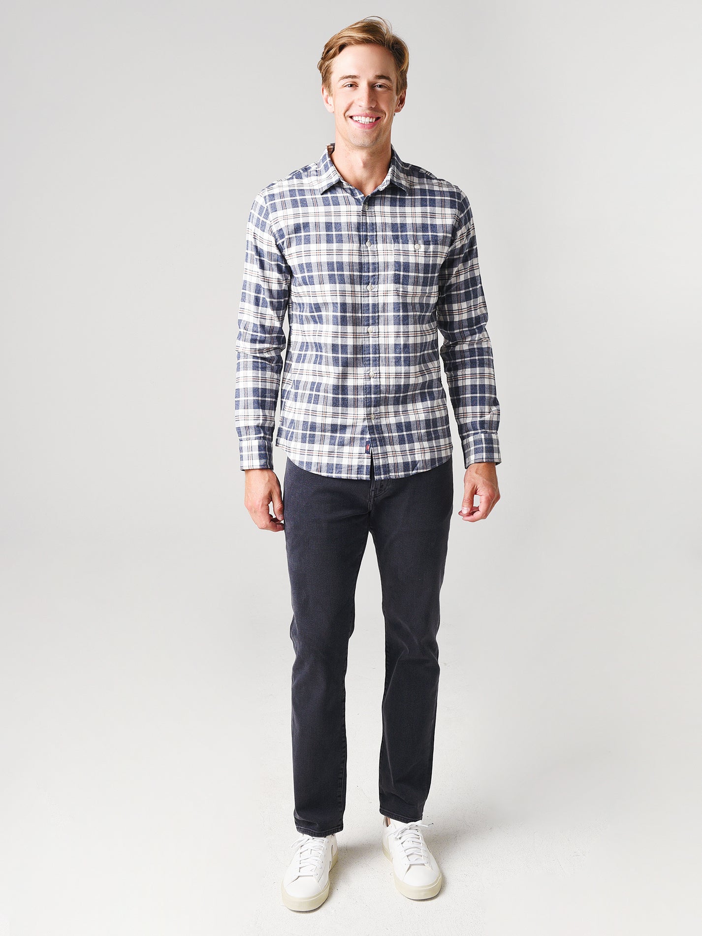 Faherty Brand Men's Stretch Featherweight Flannel Shirt | $148.00 ...
