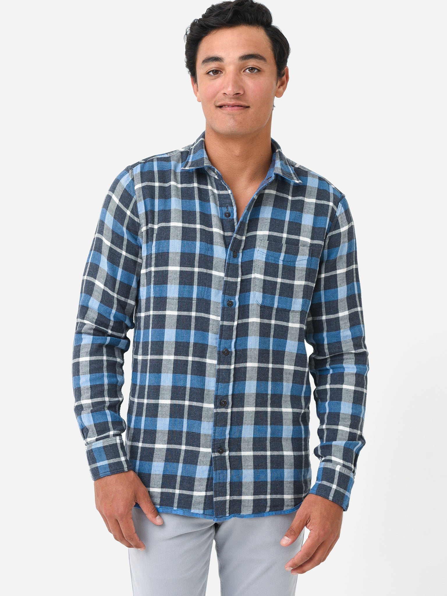 Faherty Brand Men's The Reversible Shirt | $148.00 | Saint Bernard
