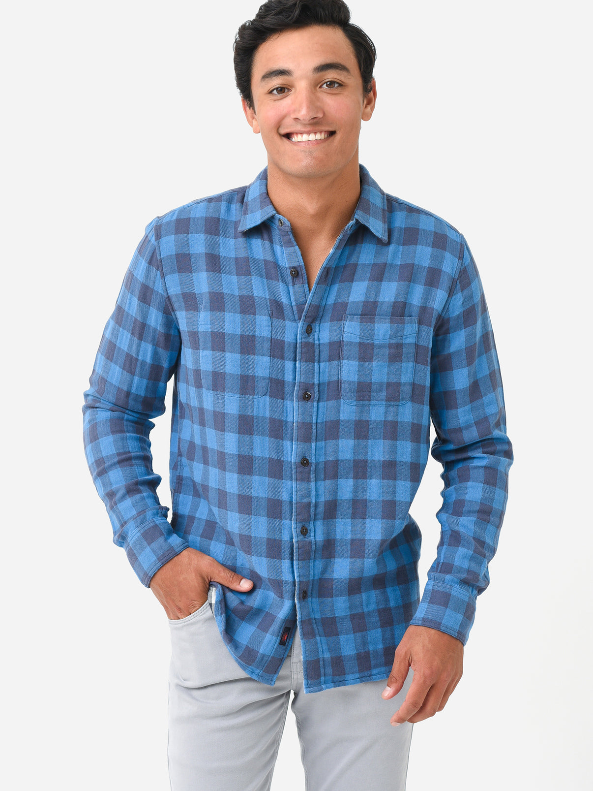 Faherty Brand Men's The Reversible Shirt | $148.00 | Saint Bernard