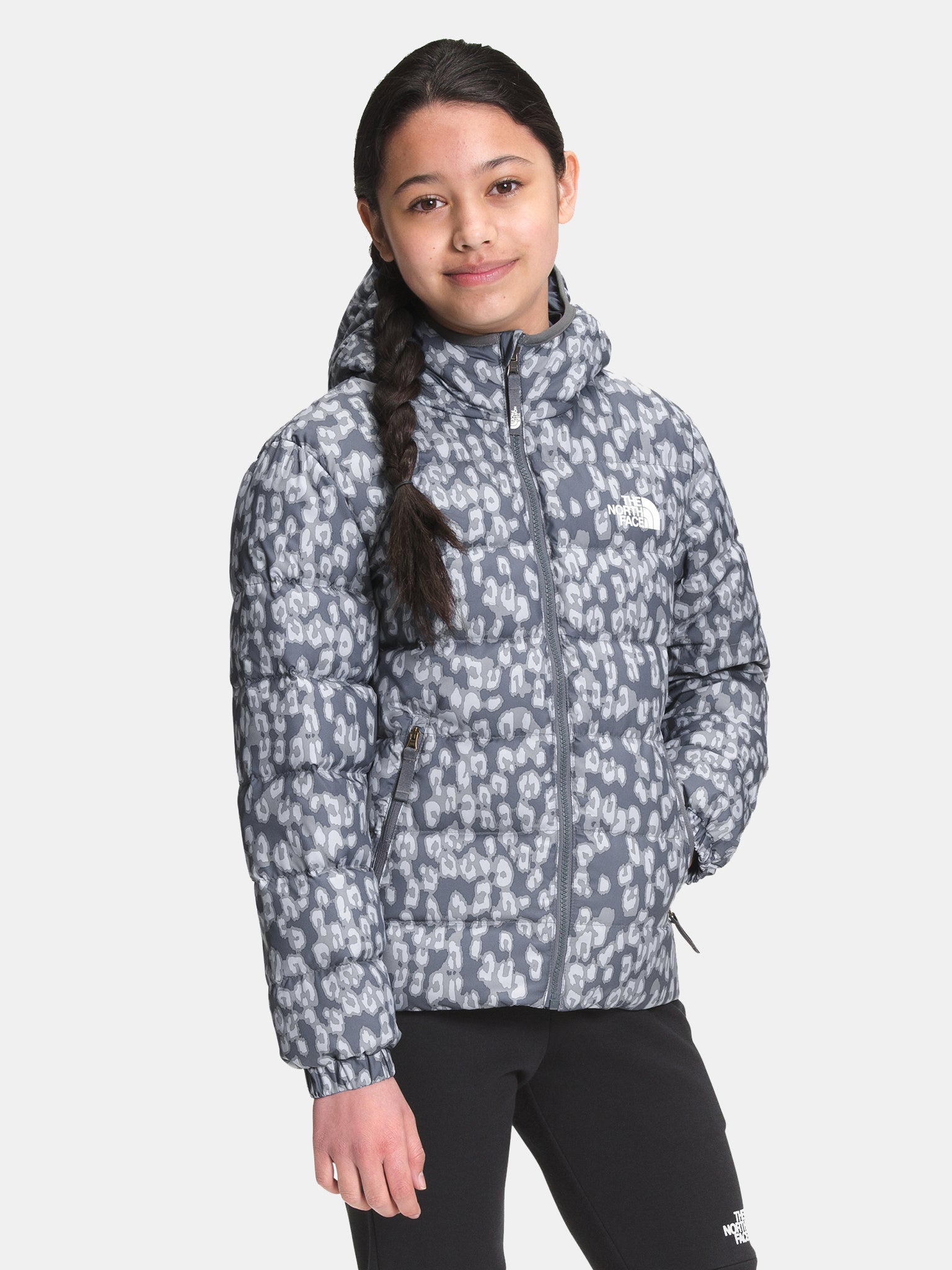 The North Face Girls’ Printed Hyalite Down Jacket | $139.00 | Saint Bernard