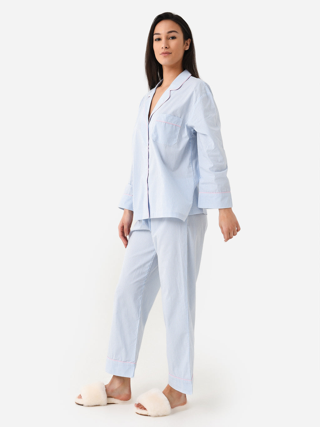 Lenora Women's Classic Cotton Pajama Set – Saint Bernard
